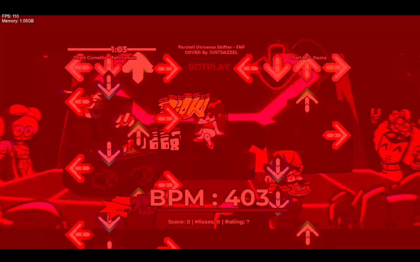 FNF | Camellia - Parallel Universe Shifter Mod for Friday Night Funkin' | FNF Mods