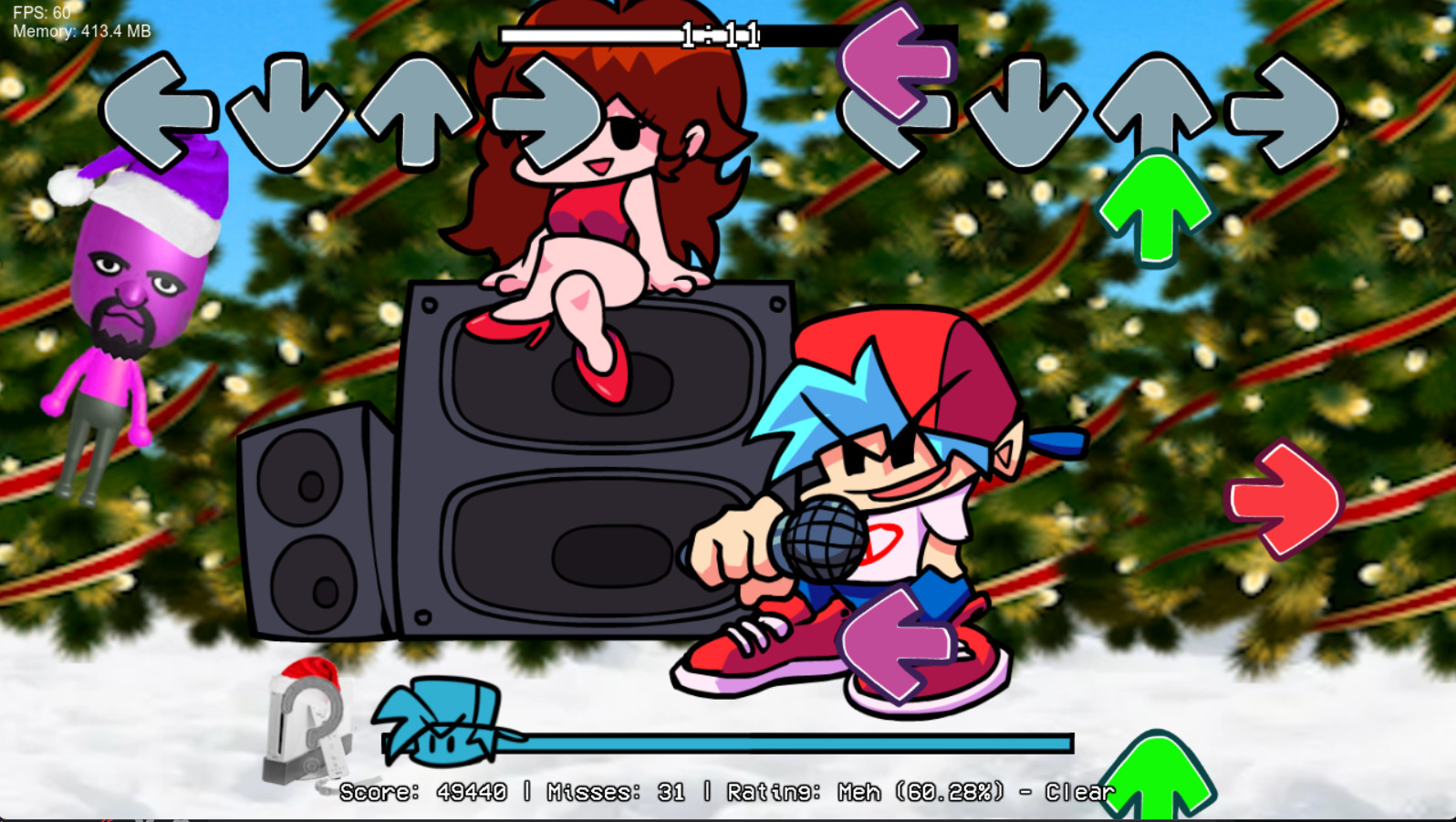 Wii Funkin': Sported Out (The Christmas Update) Mod for Friday Night ...