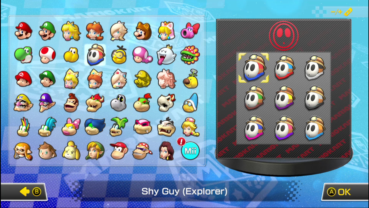 Shy Guy (Explorer) with MKT Animations Mod for Mario Kart 8 Deluxe | MK8D Mods