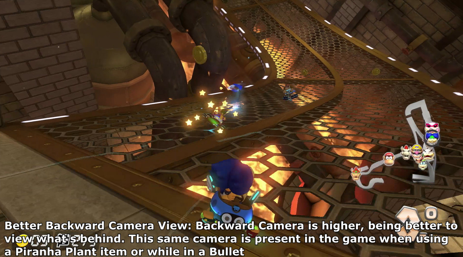 Better Backward Camera View Mod for Mario Kart 8 Deluxe | MK8D Mods