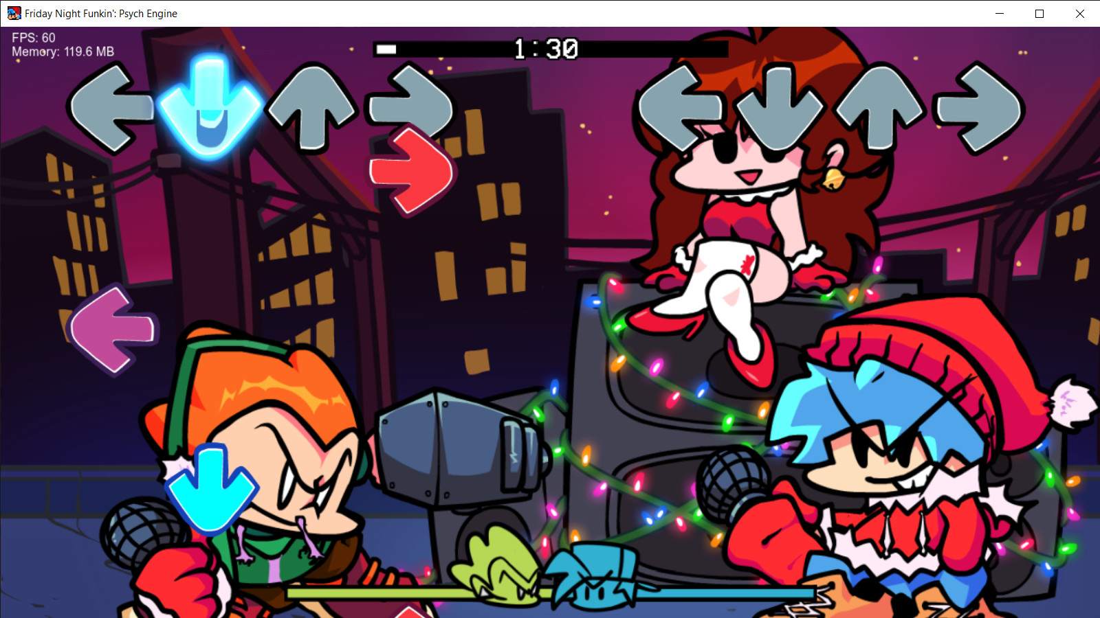 FNF One-Shot Christmas Mod-Winter Pico Skin Mod V2 Mod for Friday Night Funkin' | FNF Mods