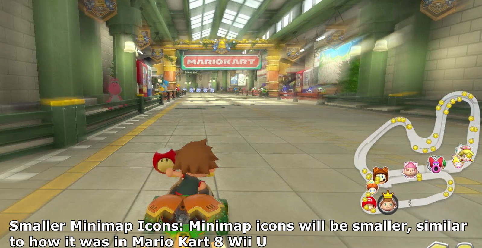 Smaller Minimap Icons Mod for Mario Kart 8 Deluxe | MK8D Mods