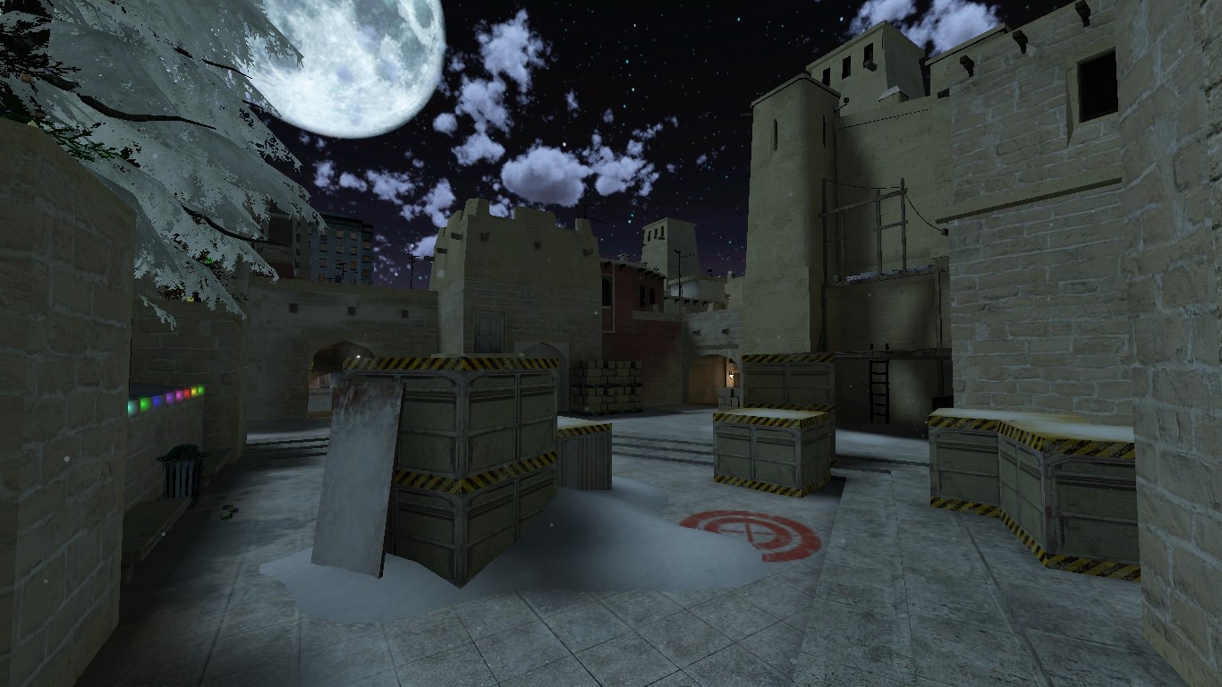 de_mirage_csgo_xmas_night Mod for Counter-Strike: Source | CS:S Mods