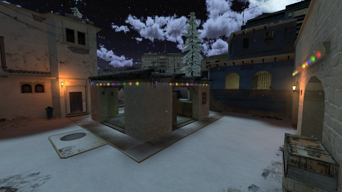 de_mirage_csgo_xmas_night Mod for Counter-Strike: Source | CS:S Mods