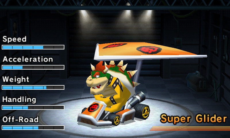 Bowser (Mario Kart DS) Mod for Mario Kart 7 | MK7 Mods