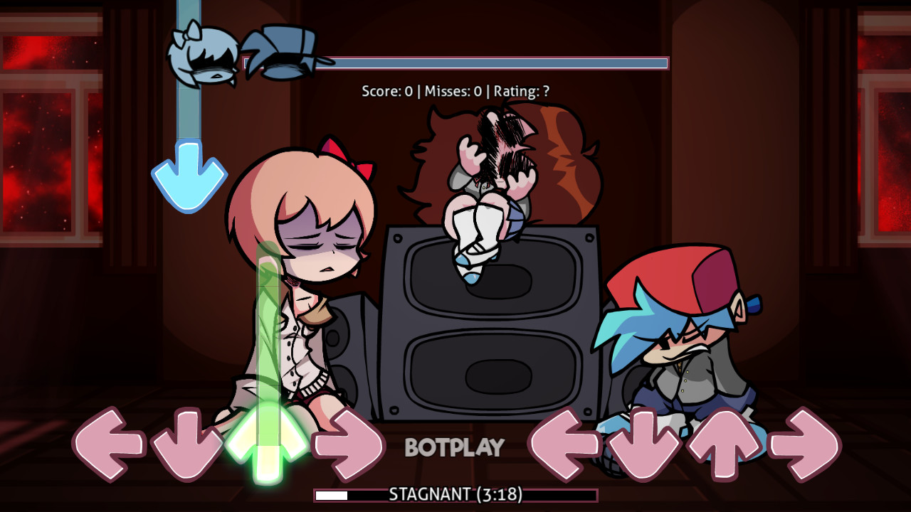Doki Doki Takeover! - BAD ENDING Mod for Friday Night Funkin' | FNF Mods