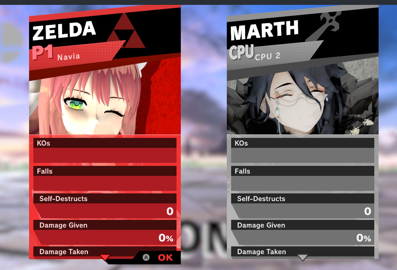 Monika over Zelda Mod for Super Smash Bros. Ultimate | SSBU Mods