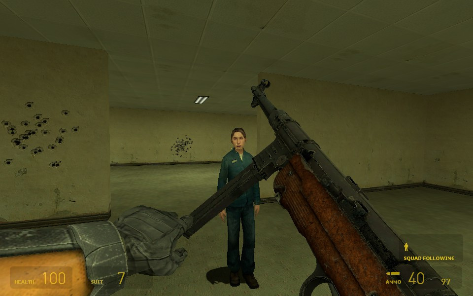 HL2:Vanguard MP-40 [smg1 Replacement] Mod for Half-Life 2 | HL2 Mods