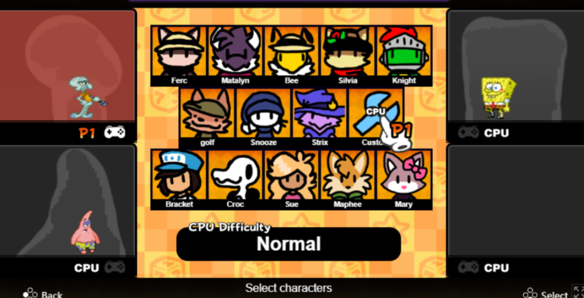 SpongeBob X Party Project Mod for Party Project | PProject Mods