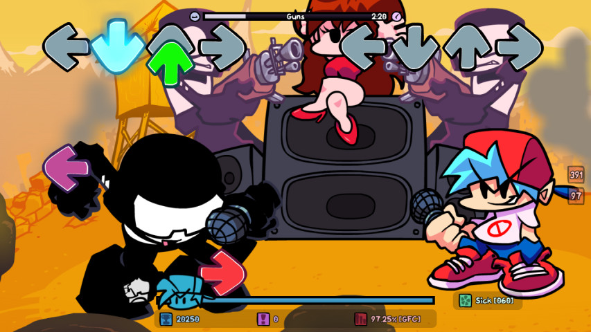 SaraHUD Mod for Friday Night Funkin' | FNF Mods