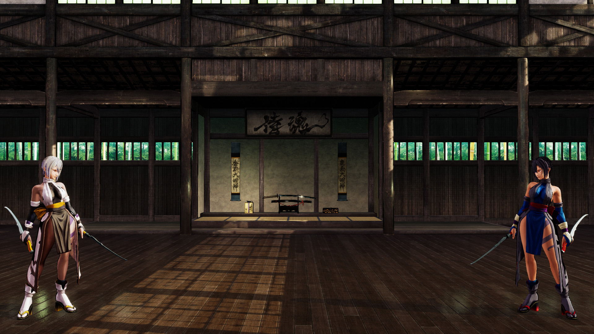Dojo stage without Kuroko Mod for Samurai Shodown | Samurai Mods