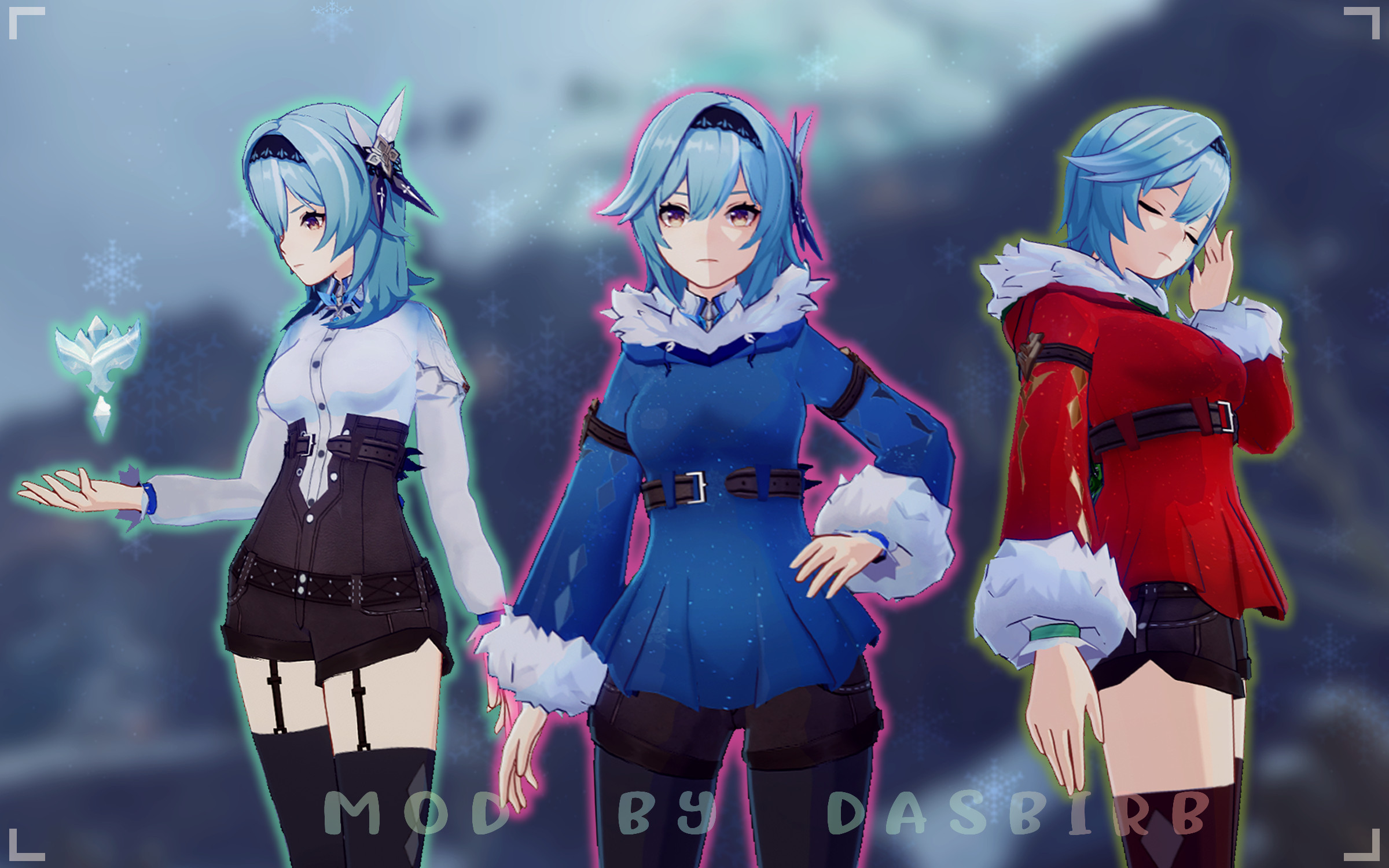 Winter Eula Mod for Genshin Impact | GI Mods