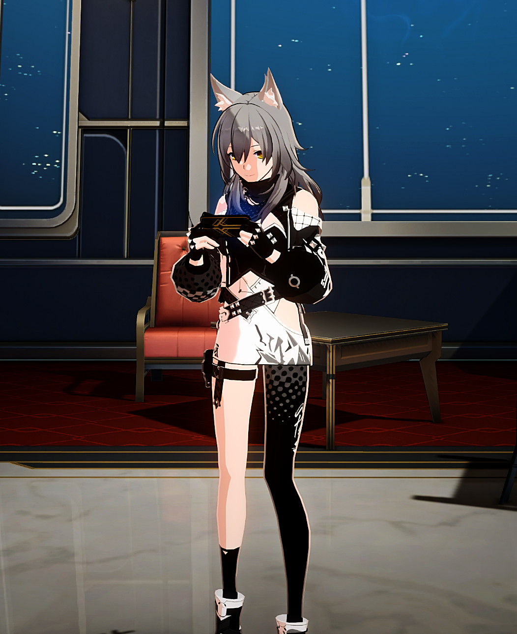 Black Stelle with Fox Ears(1.6 Fix!) Mod for Honkai Star Rail | HSR Mods