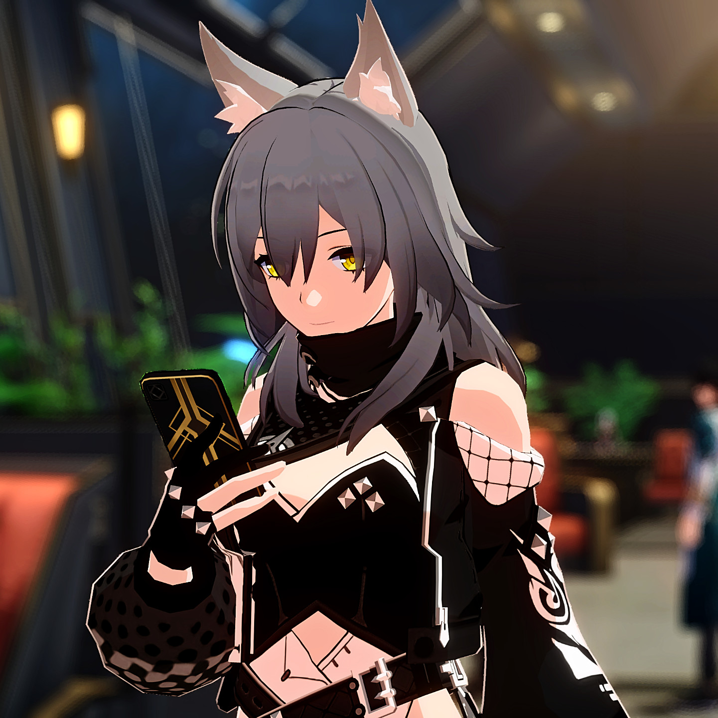 Black Stelle with Fox Ears(1.6 Fix!) Mod for Honkai Star Rail | HSR Mods