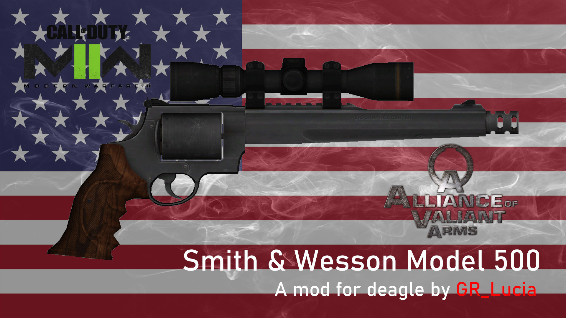 Smith & Wesson Model 500 on MW2022 Animation Mod for Counter-Strike 1.6 ...