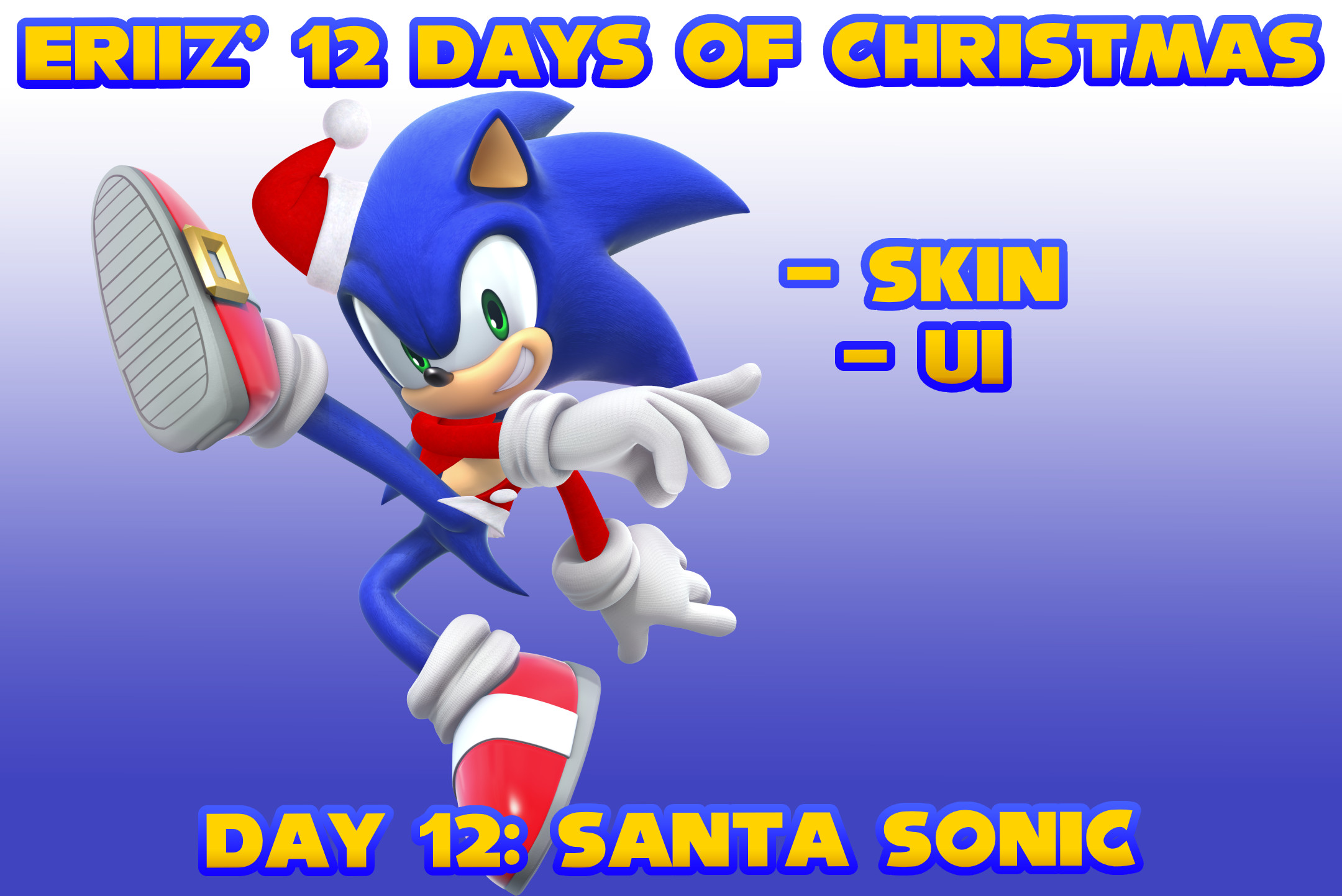 Santa Sonic Mod for Super Smash Bros. Ultimate | SSBU Mods