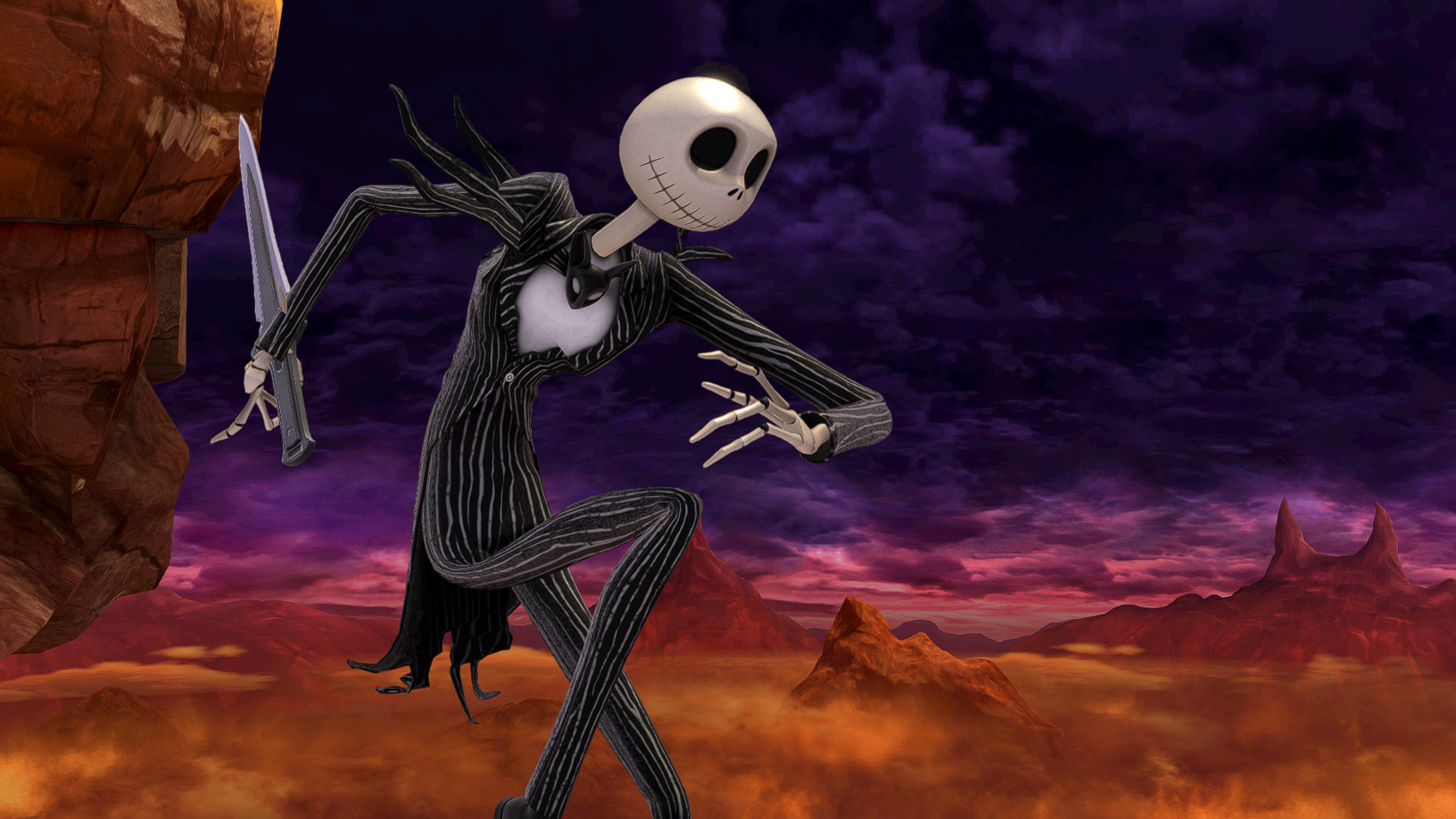Jack Skellington Nightmare Before Christmas Mod for Super Smash Bros ...