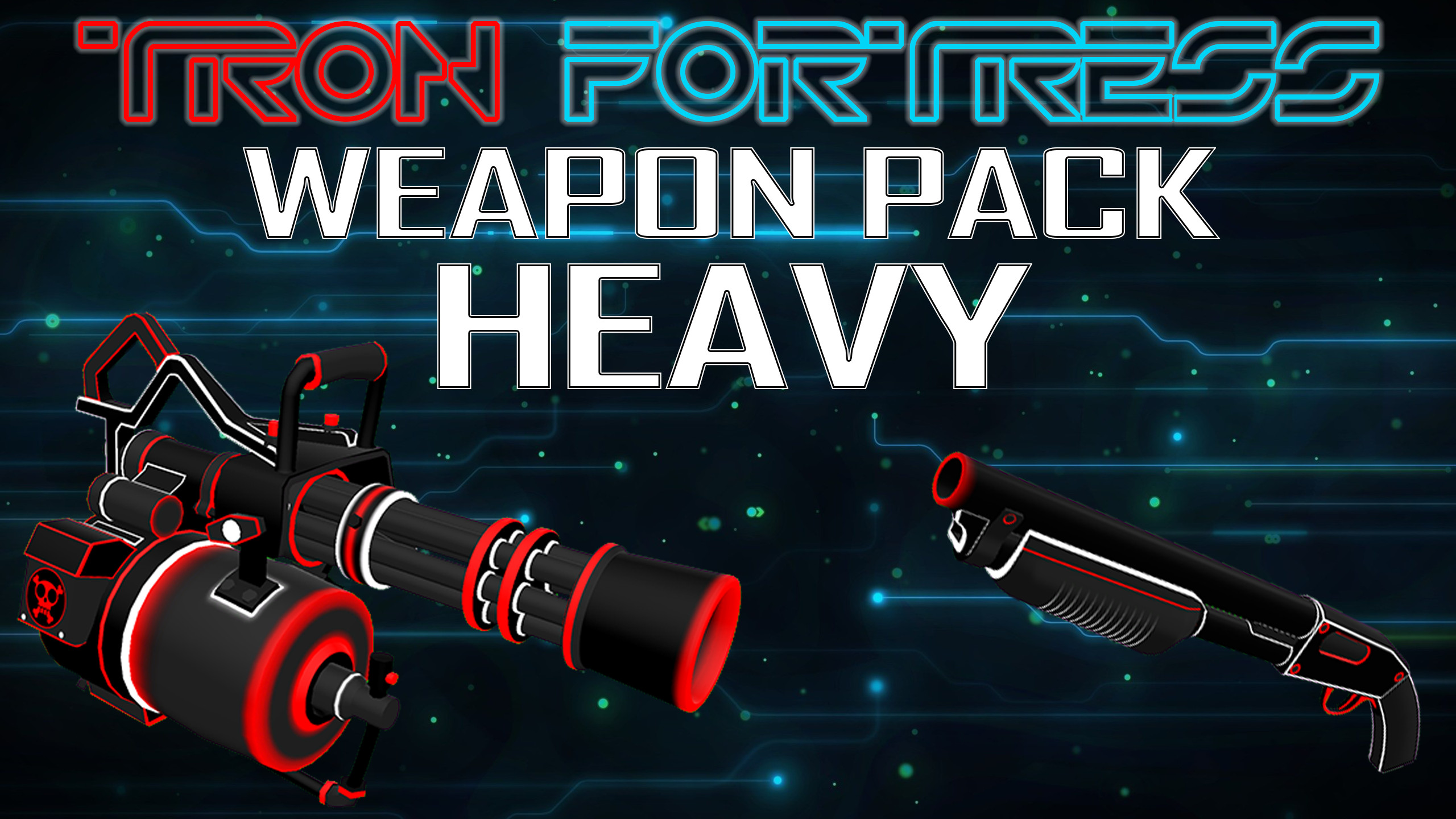 Tron Fortress Weapon Pack - Heavy Mod for Team Fortress 2 | TF2 Mods