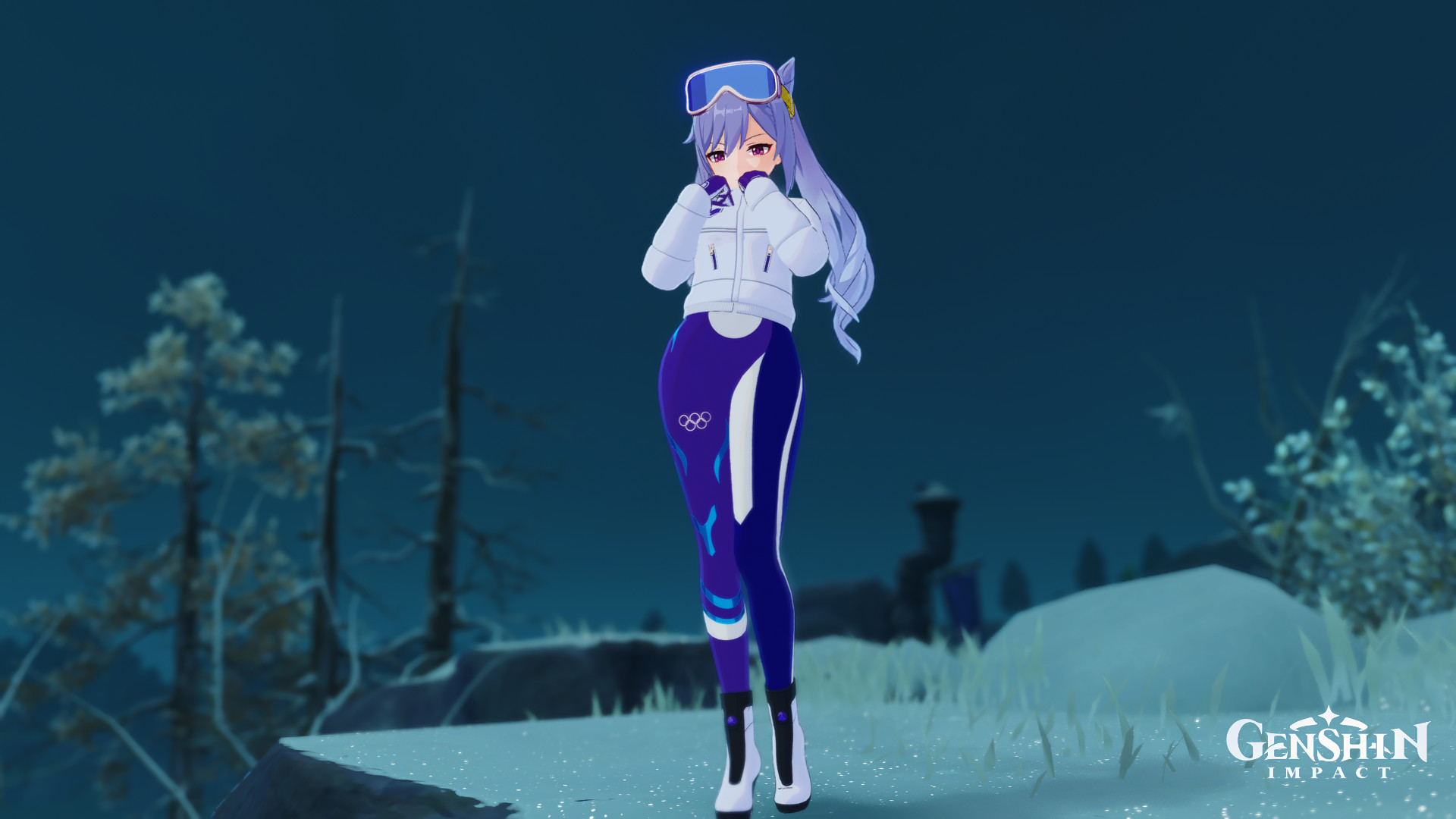 Keqing Winter Olympics Mod for Genshin Impact | GI Mods