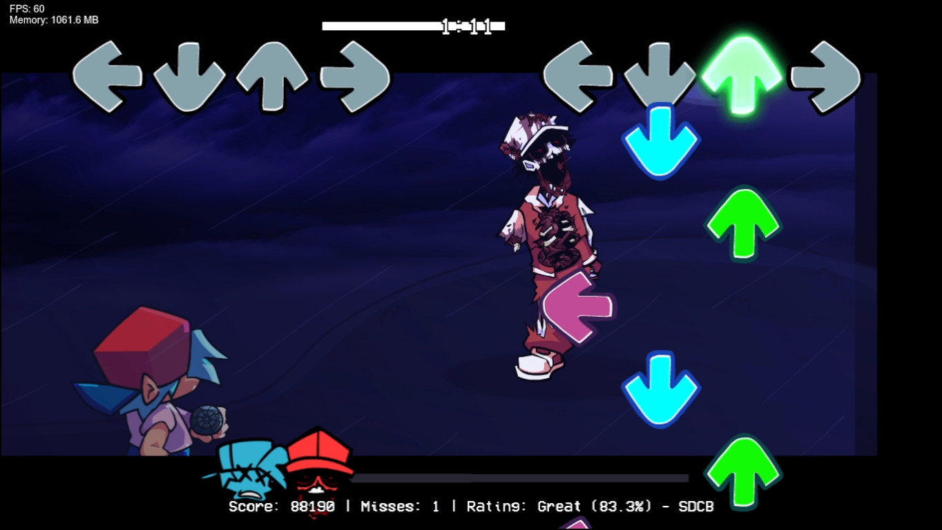 Paralysis Charted (by penkaru) Mod for Friday Night Funkin' | FNF Mods