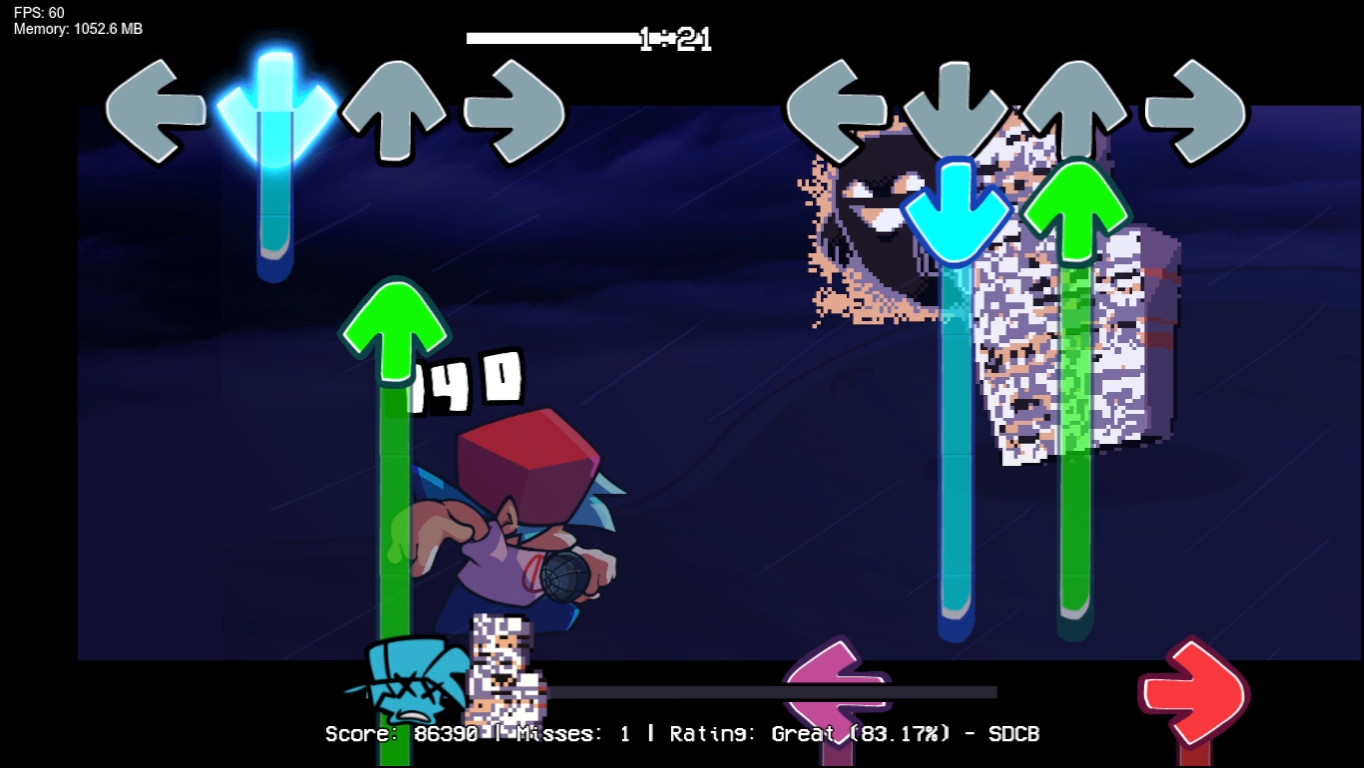 Paralysis Charted (by penkaru) Mod for Friday Night Funkin' | FNF Mods
