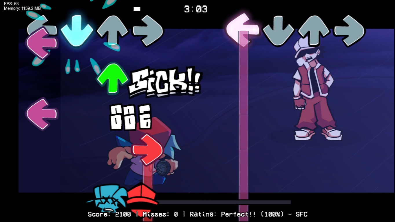 Paralysis Charted (by penkaru) Mod for Friday Night Funkin' | FNF Mods