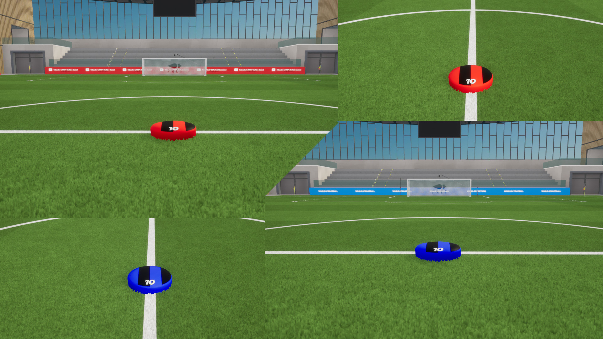 Red vs Blue - Clean Version Mod for World of Football | WOF Mods