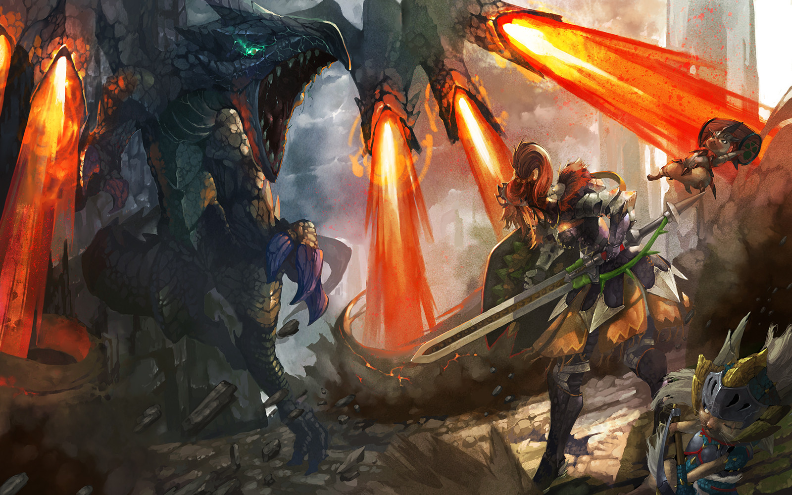 MH4U Charge Blade Mod for MHGU/MHXX Adept Style Mod for Monster Hunter ...