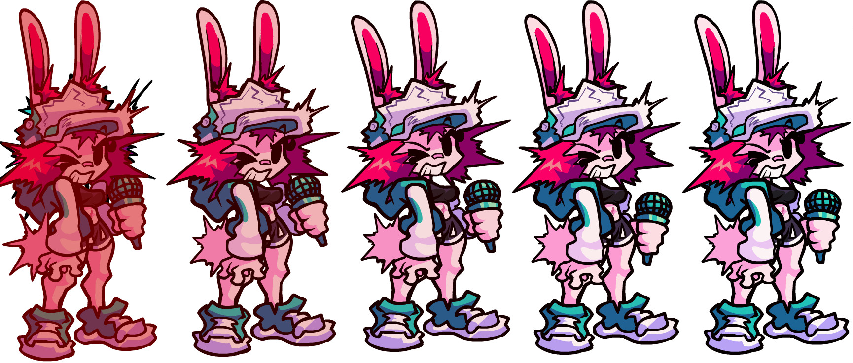 Playable Skarlet Bunny (and BF too) Mod for Friday Night Funkin' | FNF Mods