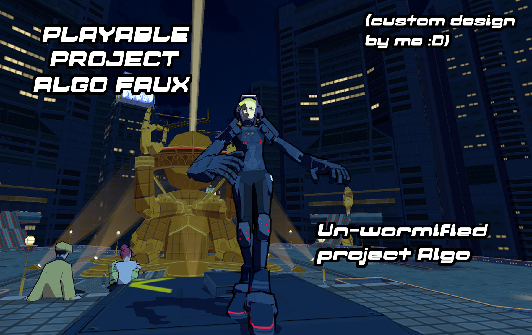 Project Algo Faux | OLD DESIGN Mod for Bomb Rush Cyberfunk | BRC Mods