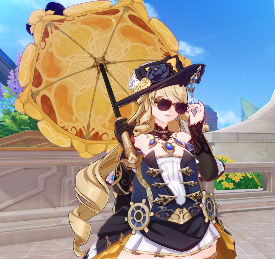 Plus size Navia Mod for Genshin Impact | GI Mods