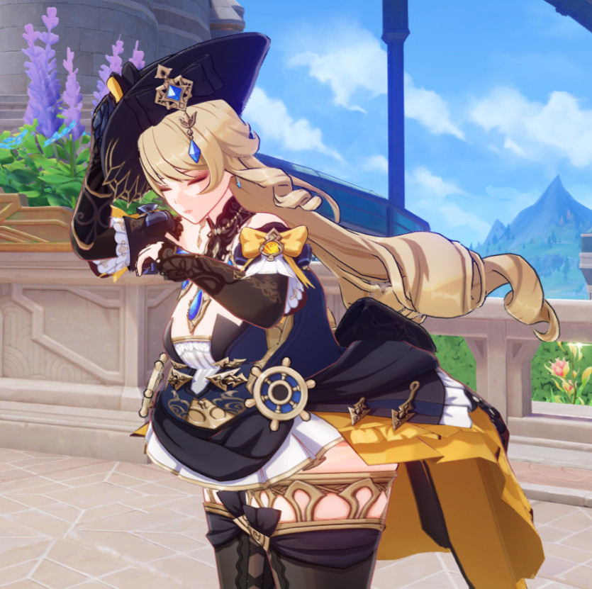 Plus size Navia Mod for Genshin Impact | GI Mods