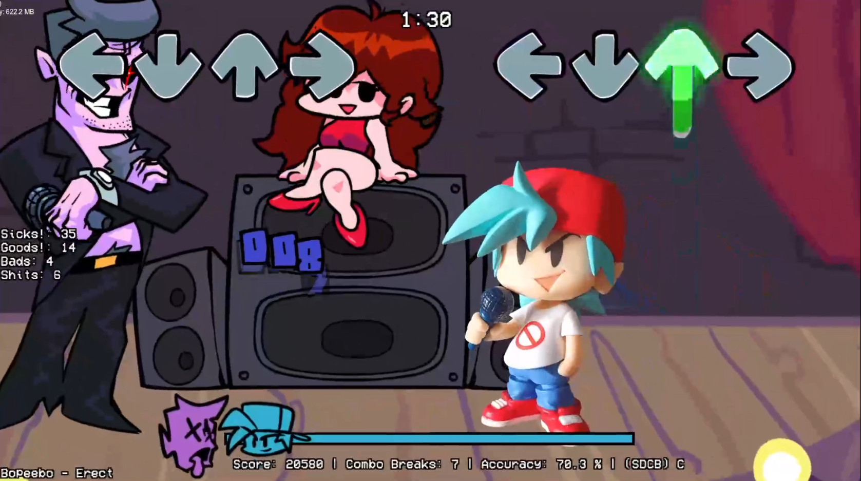 Playable Boyfriend Nendoroid Mod Mod for Friday Night Funkin' | FNF Mods