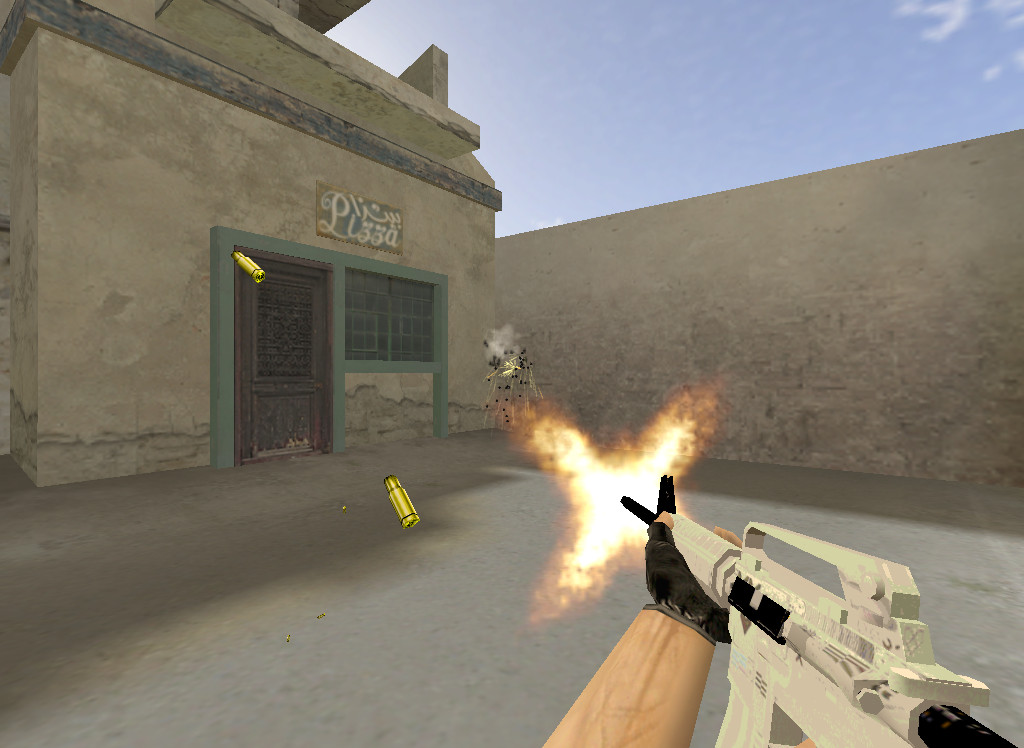 printstream skin on default m4a1 Mod for Counter-Strike 1.6 | CS1.6 Mods