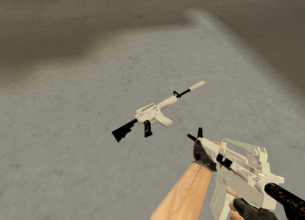 printstream skin on default m4a1 Mod for Counter-Strike 1.6 | CS1.6 Mods
