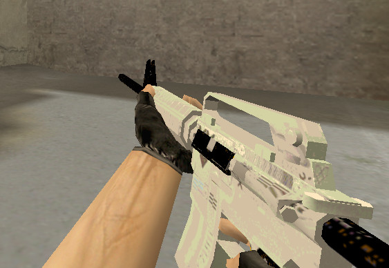 printstream skin on default m4a1 Mod for Counter-Strike 1.6 | CS1.6 Mods