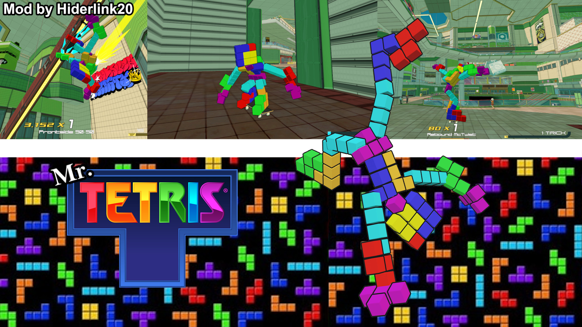 Mr.Tetris Mod for Bomb Rush Cyberfunk | BRC Mods