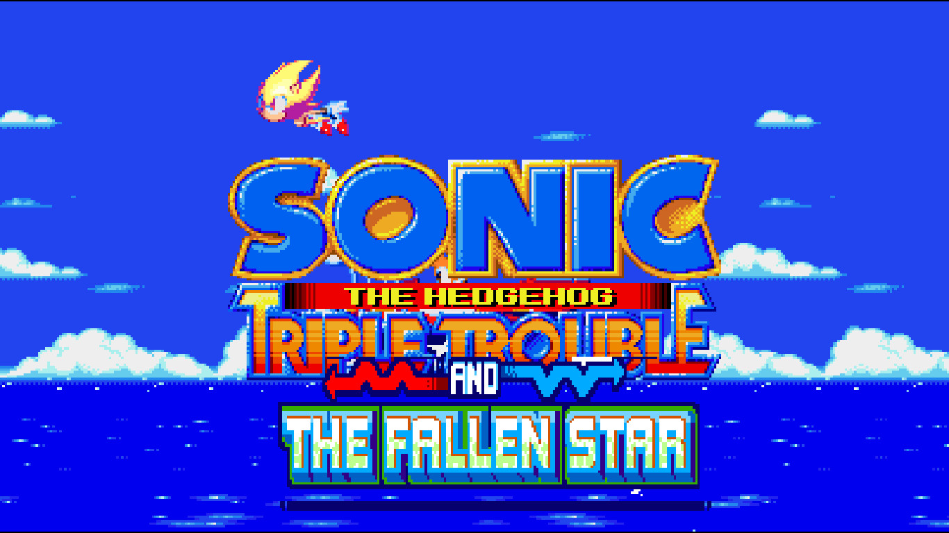 FALLEN STAR SONIC V.1 Mod for Sonic Triple Trouble 16 bit | Sonic TT Mods