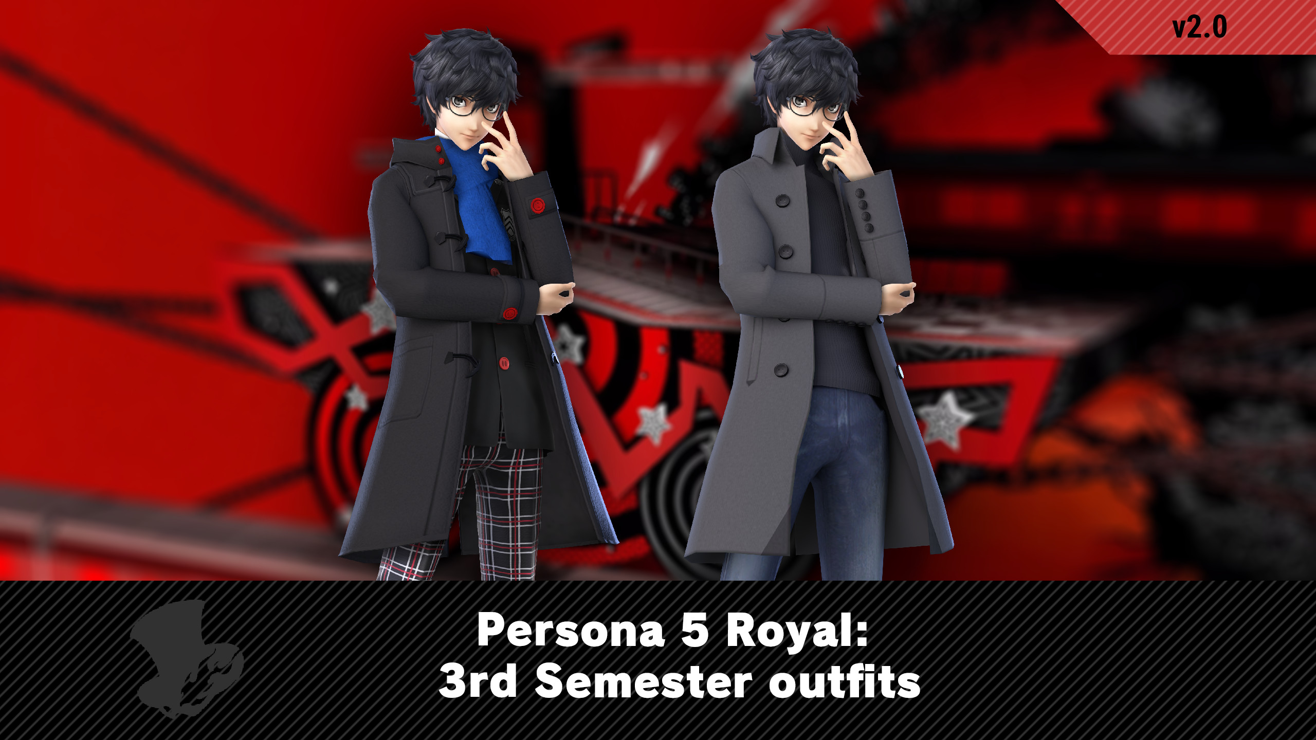 Persona 5 Royal - 3rd Semester Outfits Mod for Super Smash Bros ...