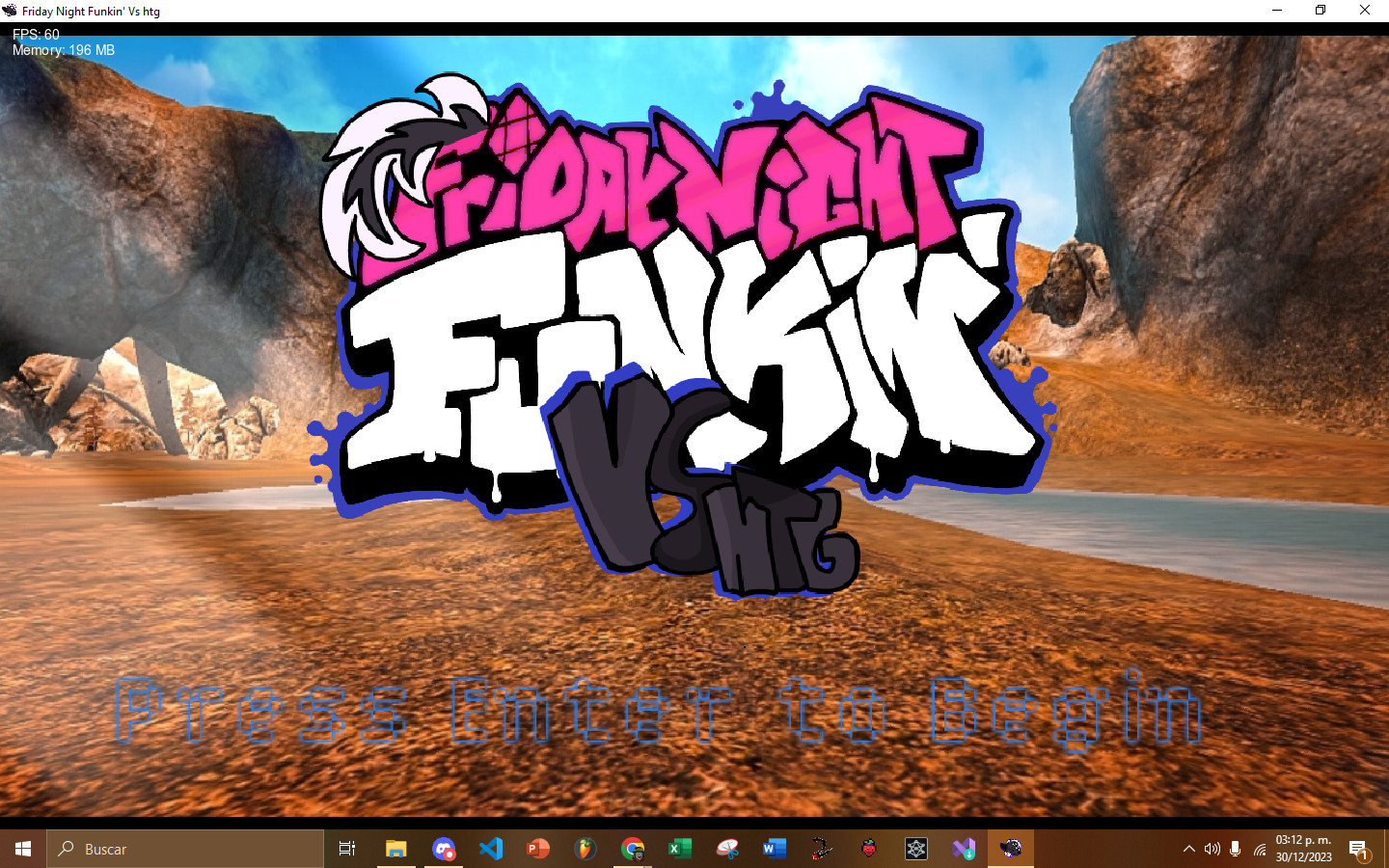 Vs. Him The God (HTG) Mod for Friday Night Funkin' | FNF Mods