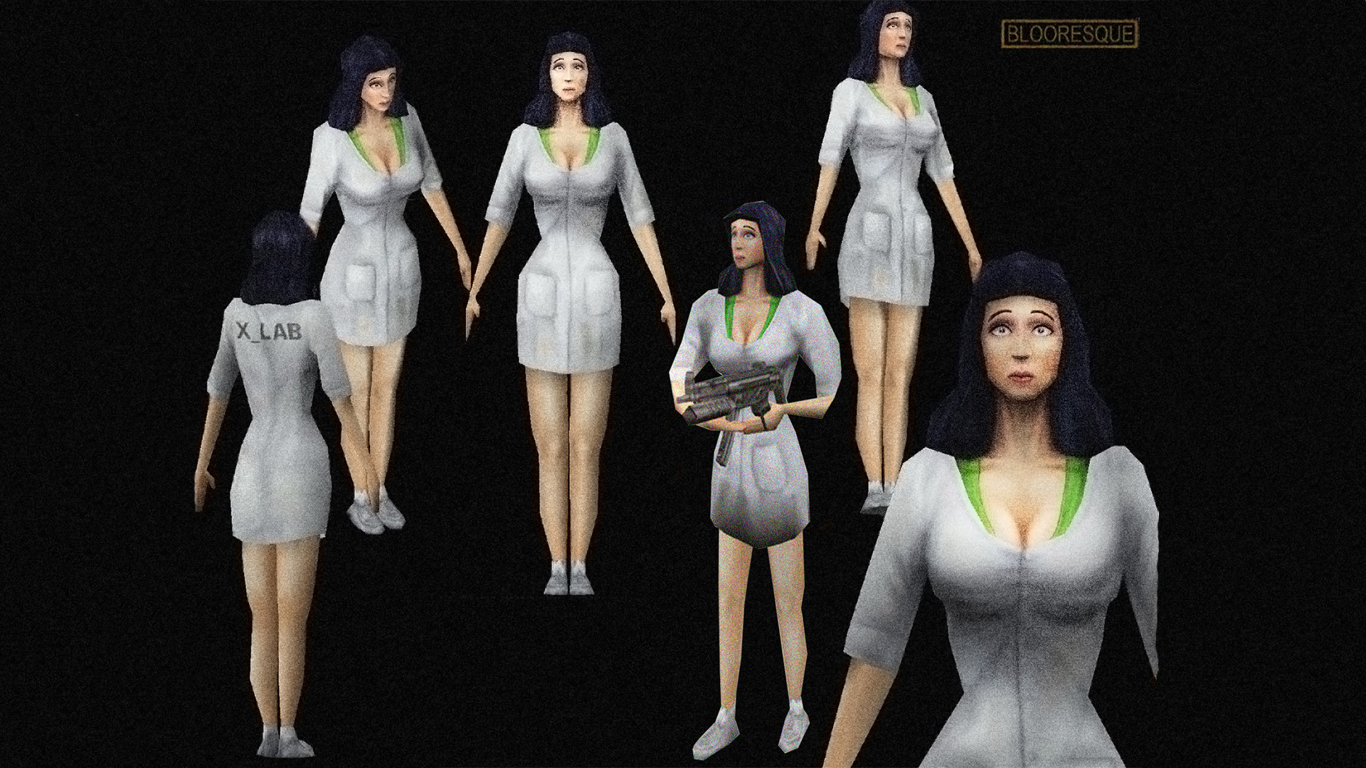 Alpha Female Scientist Playermodel Mod for Half-Life | HL Mods