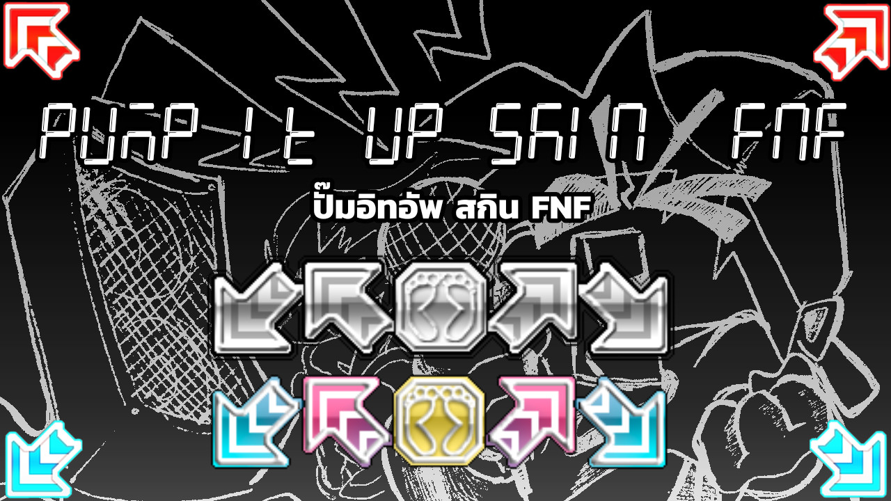 PUMP IT UP SKIN FNF Mod for Friday Night Funkin' | FNF Mods