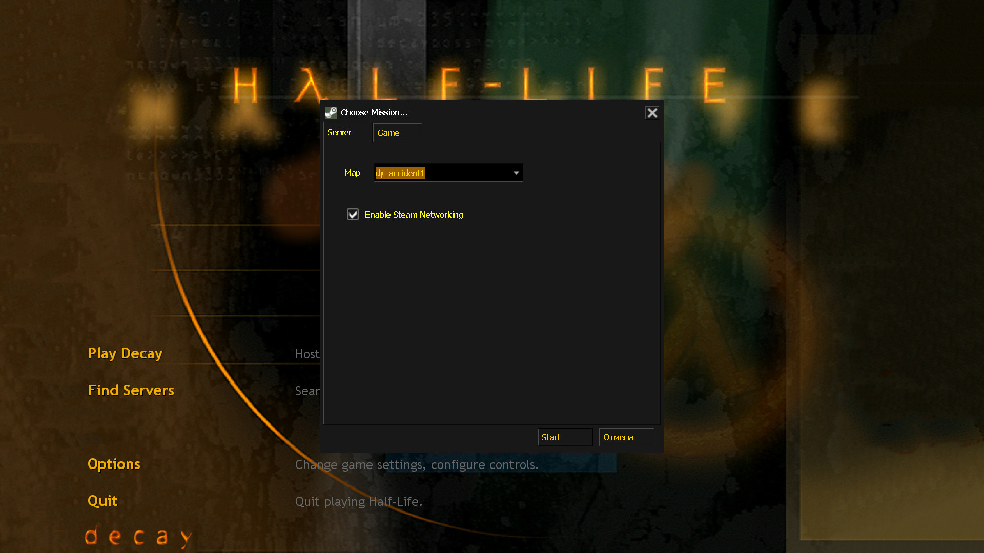 Decay HD Background & Minor Tweaks Ver.2.1 Mod for Half-Life: Decay ...