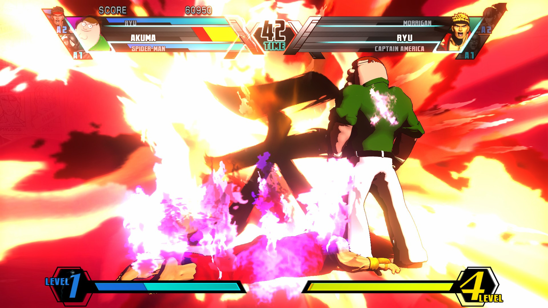 Peter Griffin (Fortnite) over Akuma Mod for Ultimate Marvel vs Capcom 3 ...