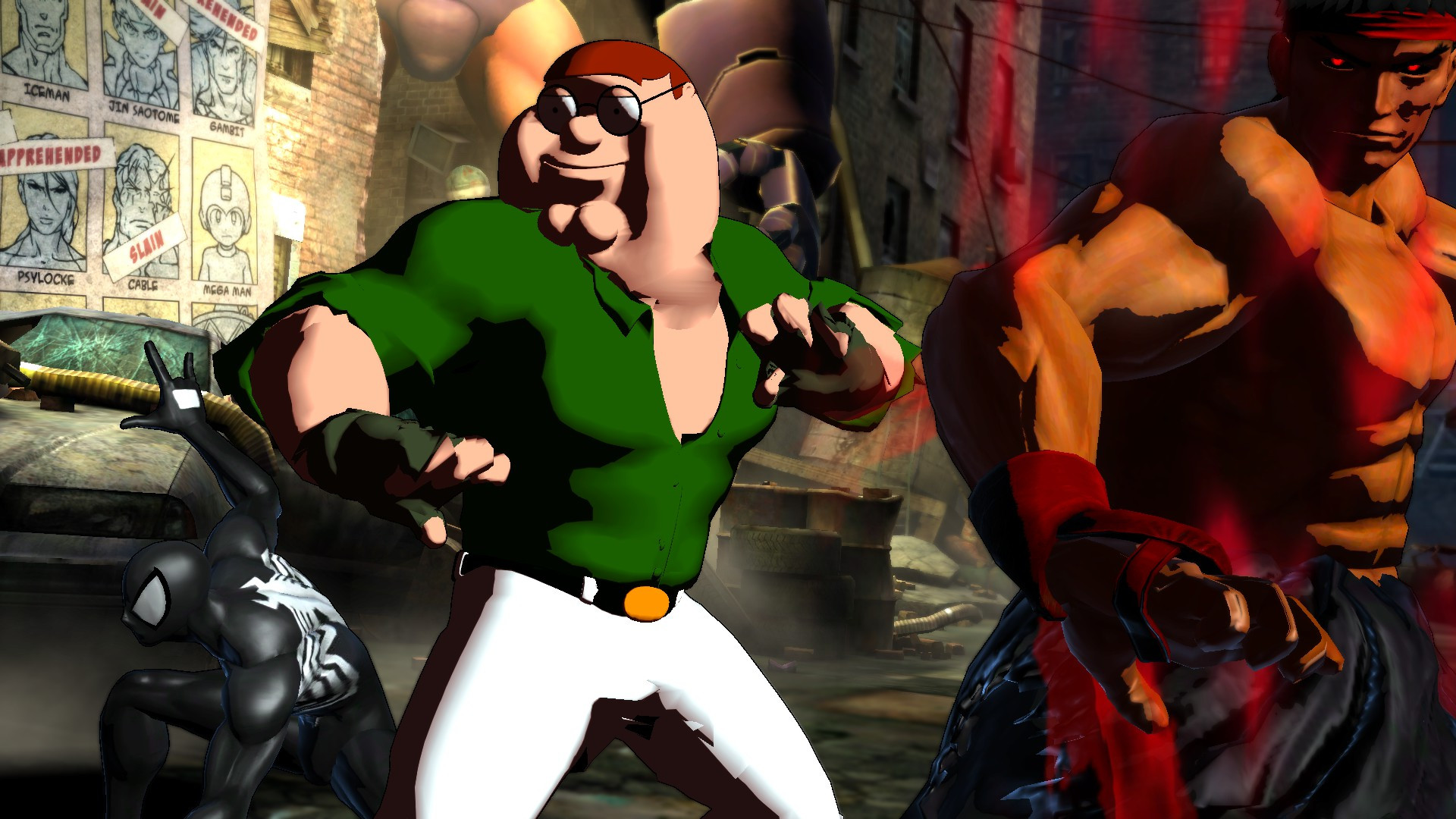 Peter Griffin (Fortnite) over Akuma Mod for Ultimate Marvel vs Capcom 3 ...