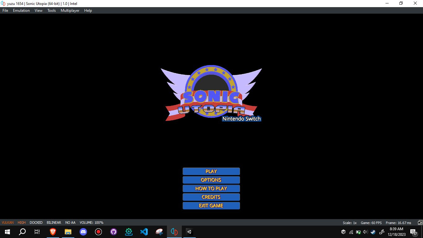 Sonic Utopia NX (Nintendo Switch) Mod for Sonic Utopia (Fan Game ...