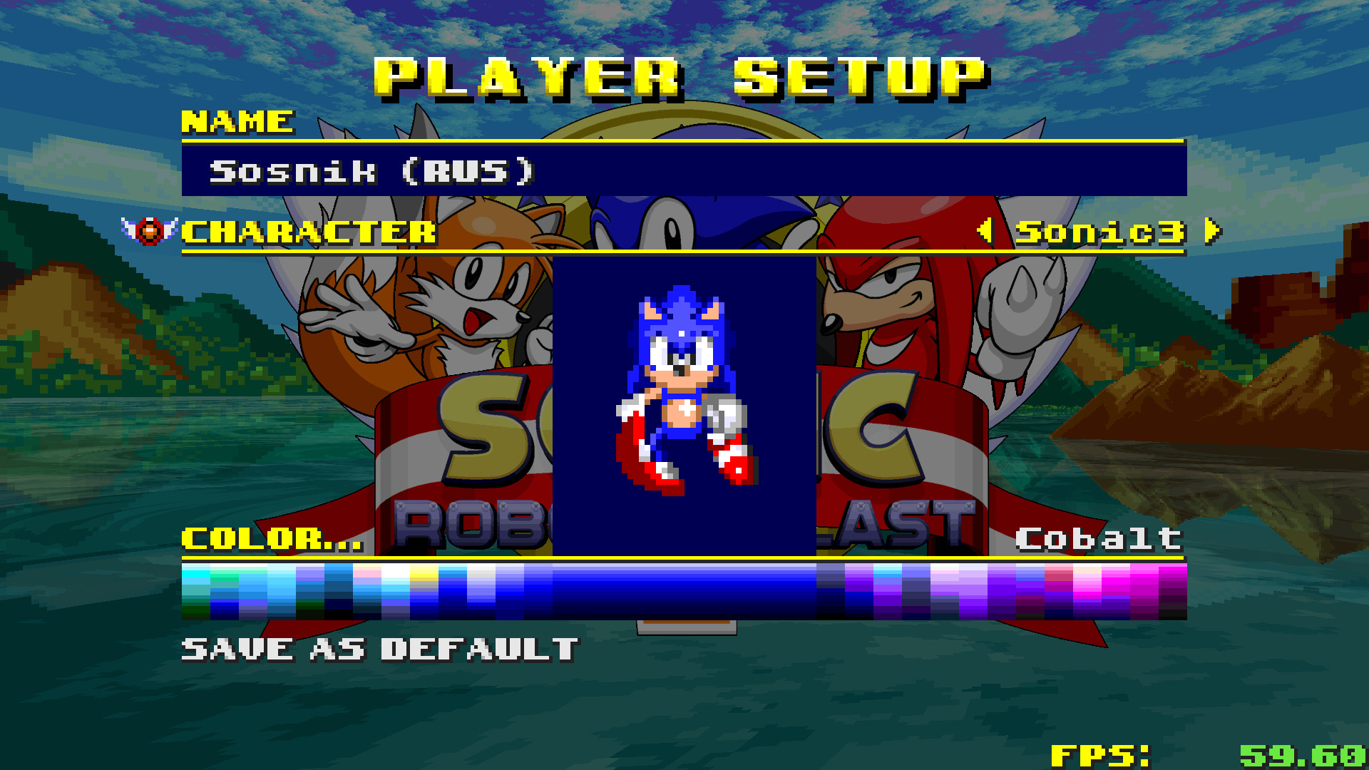 Sonic 3 Character Mod for Sonic Robo Blast 2 | SRB2 Mods