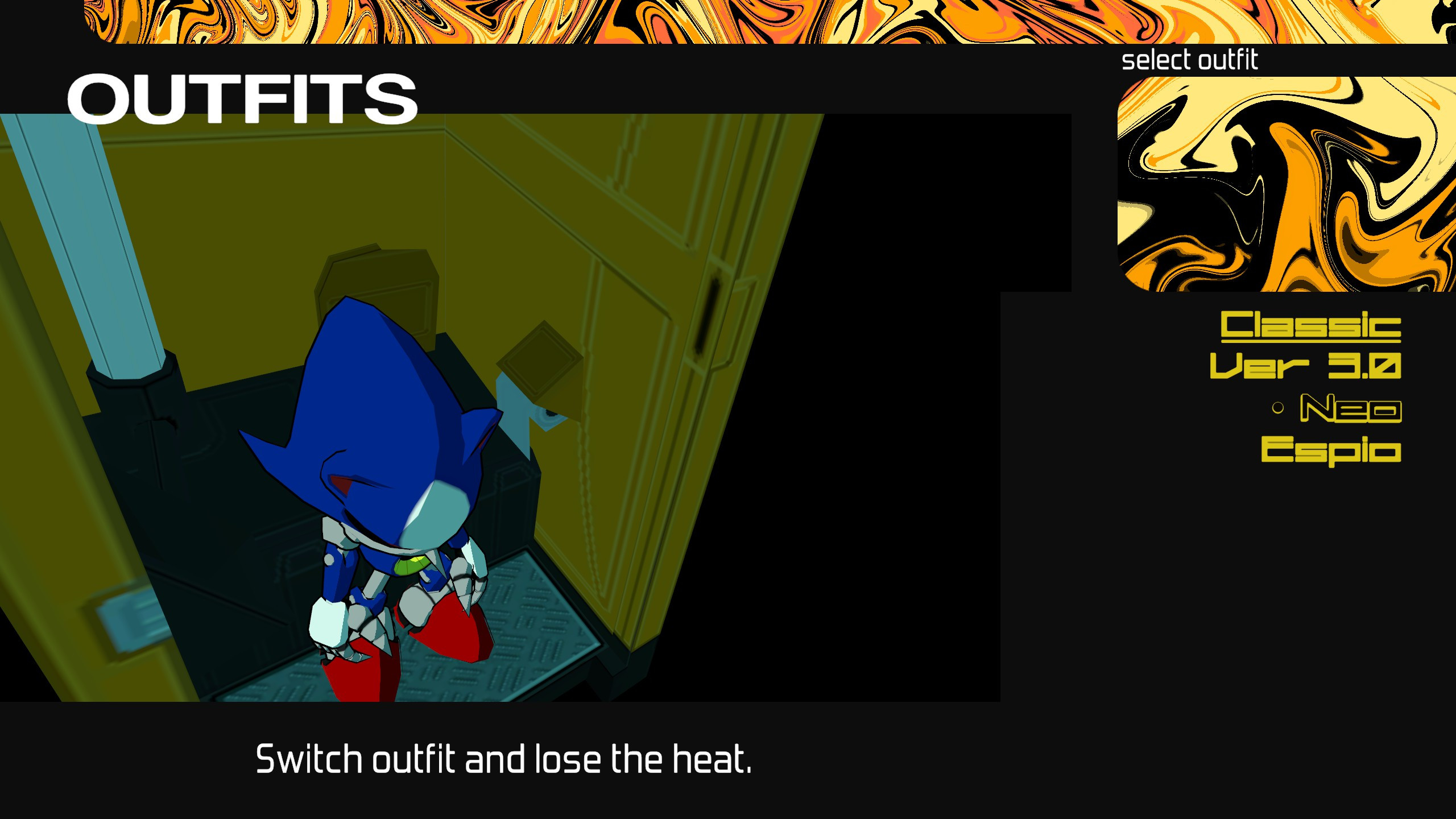 Metal Sonic (Runners Model, Custom Textures) Mod for Bomb Rush ...
