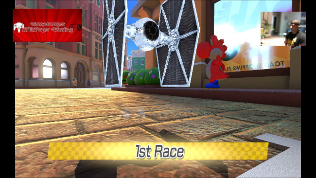 Star Wars Tie Fighter MK8D mod Mod for Mario Kart 8 Deluxe | MK8D Mods
