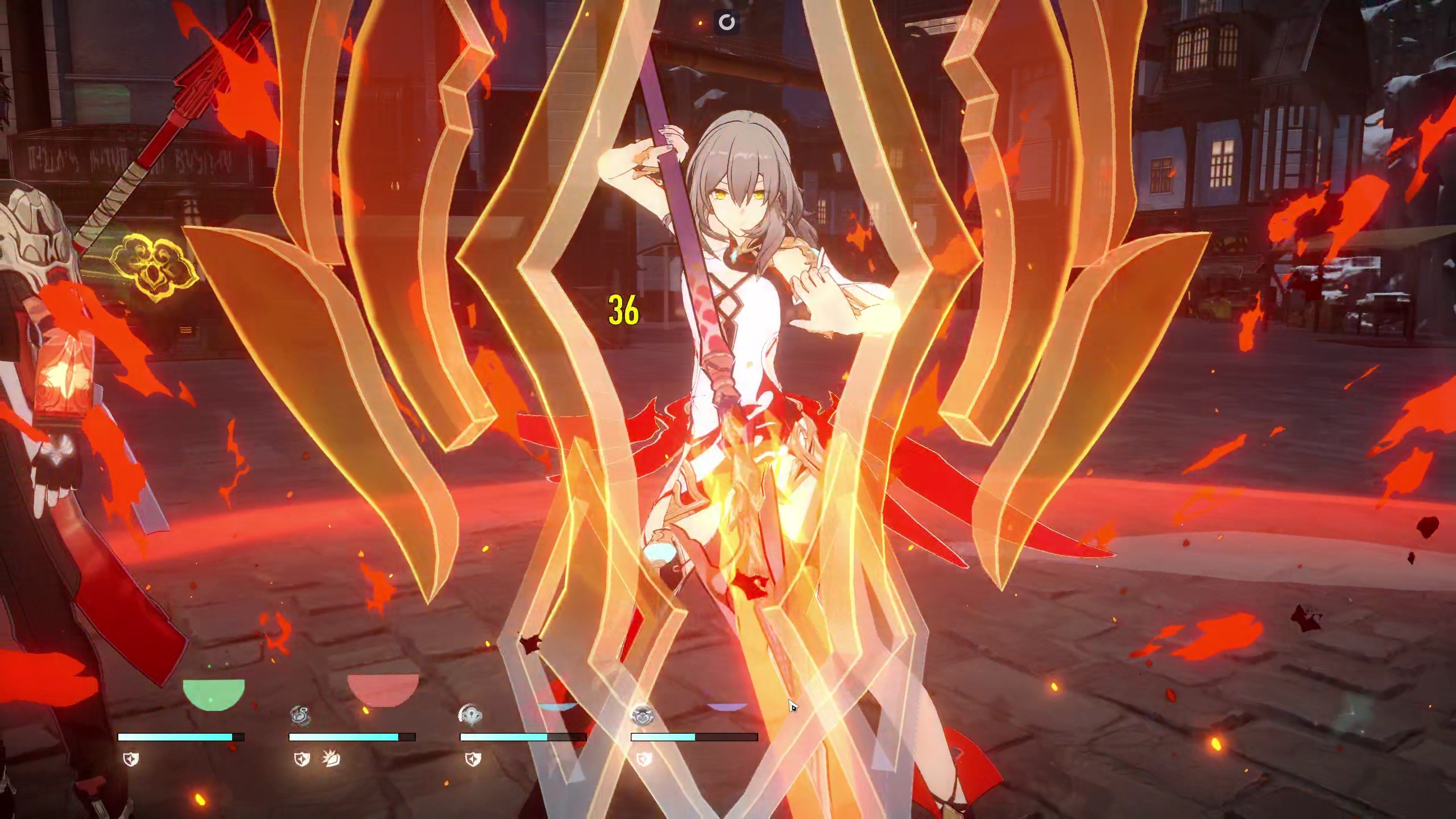 Red Calamity Queller over Trailblazer's Lance Mod for Honkai Star Rail ...